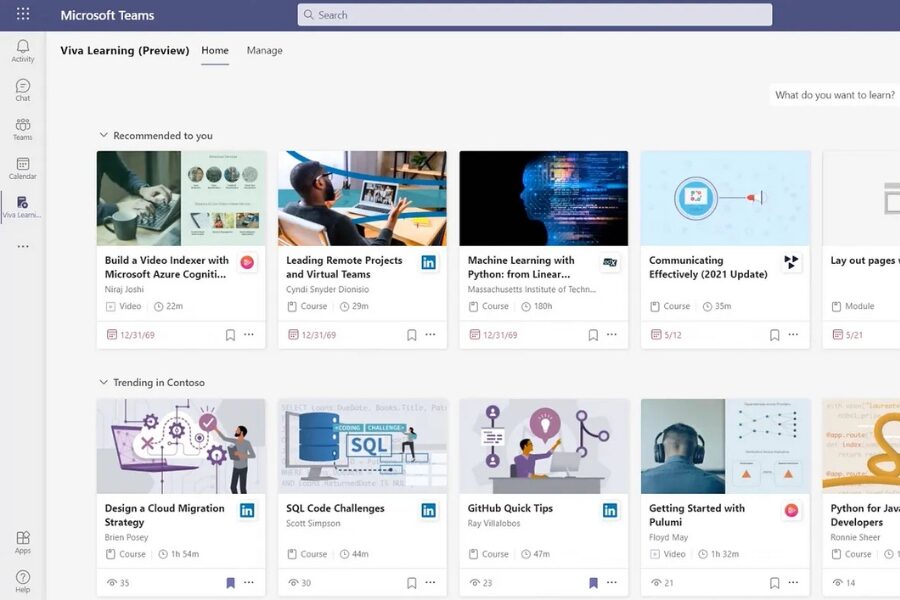 Integrating Learning into Microsoft Teams with Viva Learning
